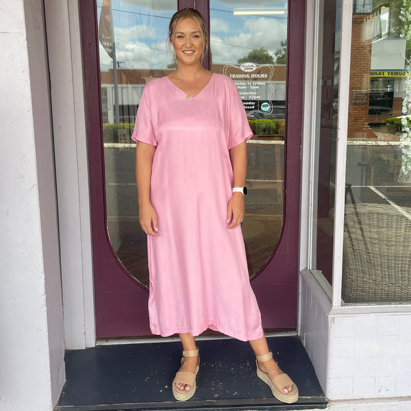 Abigail V Neck Maxi Dress - Ornabellas